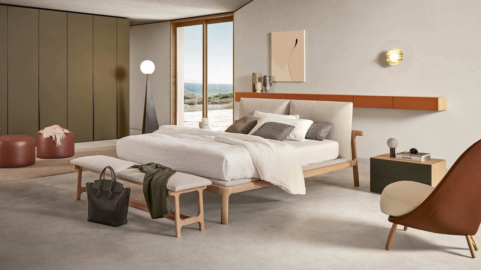 bed, Fushimi, design, Philippe Tabet, Pianca