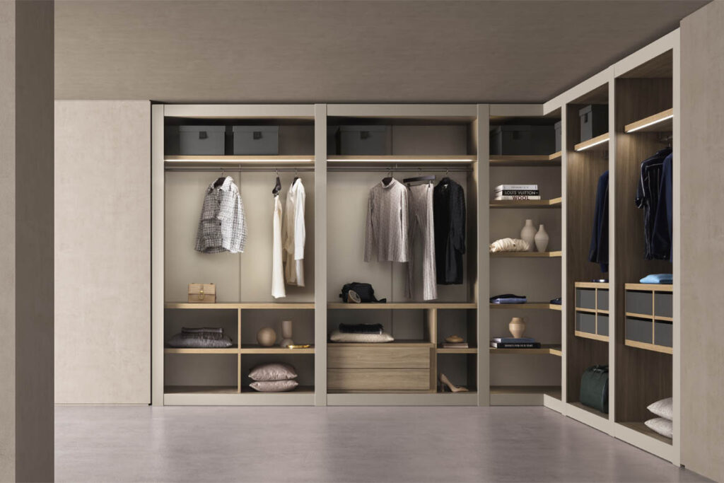 walk in closet Sipario Pianca