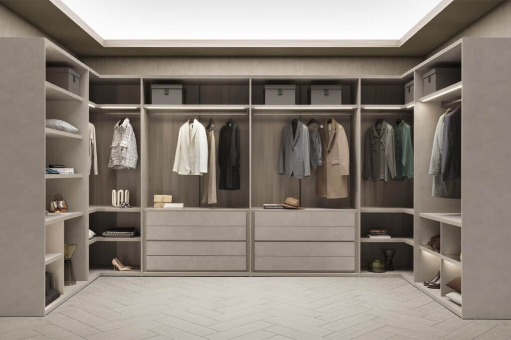 walk in closet Sipario Pianca