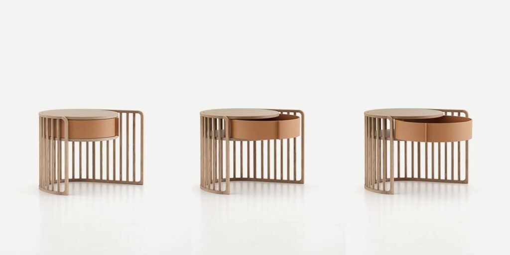 Night table Palù, design by Raffaella Mangiarotti