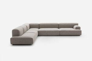 Delano up, modular modern sofa, design by Pier Luigi Frighetto