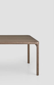 Inari collection, wooden table, design by Philippe Tabet