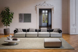 Levante, modular modern sofa, design by Pier Luigi Frighetto